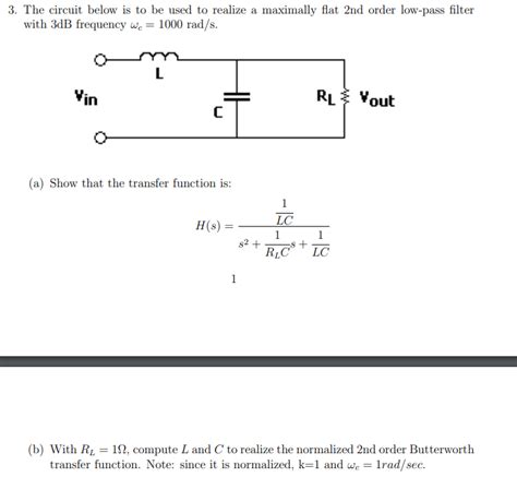 Solved 3 The Circuit Below Is To Be Used To Realize A