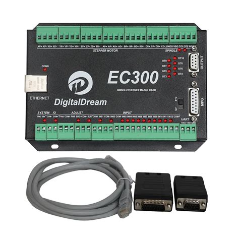 Upgraded Mach3 Ethernet Cnc Controller Ec300 3 4 5 6 Axis Motion Control Card For Cnc Engraving