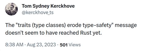 Ad Hoc Polymorphism Erodes Type Safety By Nick Van Den Broeck