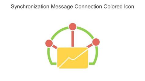 Synchronization Message Connection Colored Icon In Powerpoint Pptx Png