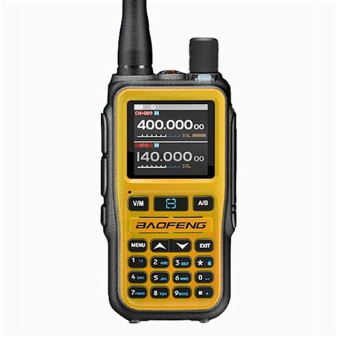 Baofeng Uv 5r Eu Mini Usb C Bluetooth Vhf Uhf Flybånd Orange Walkie