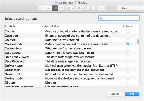 Cocoa Using Nspredicateeditor Is There A Way To Get All Of The