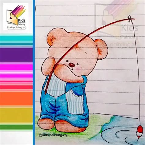 کادر دفتر مشق کلاس اول با ایده های ساده برای نقاشی