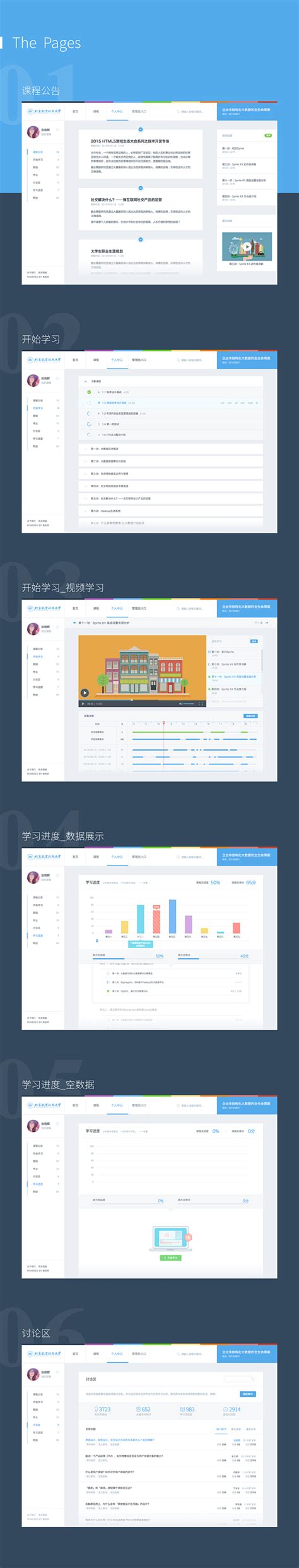 Lms学习中心 高校邦学习管理系统，全新界面、极致追求、触心体验，更精简的界面设计，更干净的视觉享受，更人性化的交互体验；