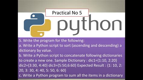 List Ascendingdescending Python Practical Python Tutorial For