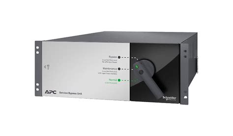 Apc Service Bypass Unit For Sryl 200 208 230 240v 125a Mbb Hardwire Input Output
