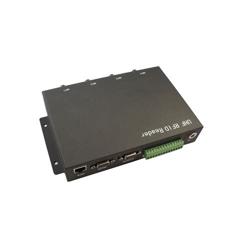 High Performance Four Ports UHF RFID Industrial Reader Modbus Protocol RS485 RS232 TCP