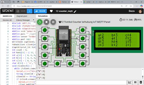 Yuk Bermain Wokwi 6 Koneksi Dengan Iot Mqtt Panel