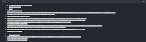 Lint Is Failing Even Though No Issues Have Been Found · Issue 127