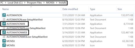 Separate Installer For Moveit Automation Admin Client And Web Admin