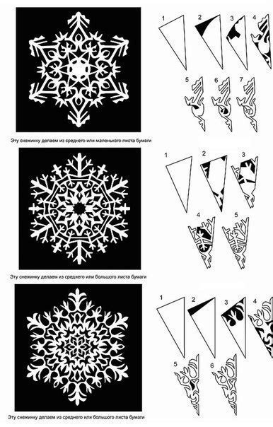 100 СХЕМ ВИТИНАНОК СНІЖИНОК Ідеї декору