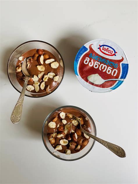 შოკმანჟე გაწურული მაწვნით Food4 Ge