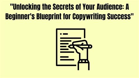Unlocking The Secrets Of Your Audience A Beginners Blueprint For