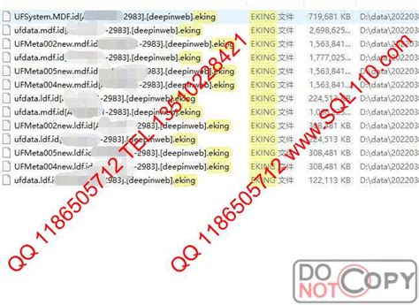 eking勒索病毒解密恢复 服务器中 eking勒索病毒解密恢复 SQL数据库中毒解密恢复