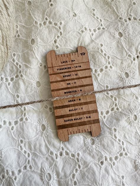 Wpi Wraps Per Inch Yarn Tool Making Treasures