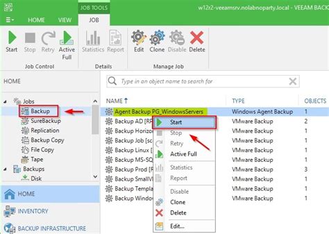 Protection Groups By Veeam