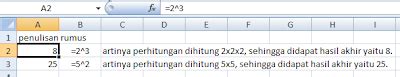 Cendana Cara Menghitung Nilai Pangkat Di Excel