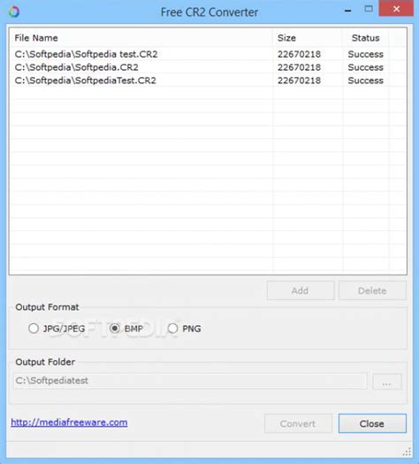 Free CR2 Converter Download Softpedia