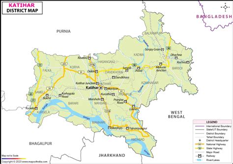 Kathihar District Map