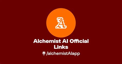 Alchemist Ai Official Links Linktree