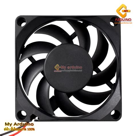 พัดลมระบายความร้อน 2สาย 70x70x10mm 12v ขาย Arduino อุปกรณ์ Arduino คุณภาพดี ราคาถูก ส่งไว ส่งฟรี