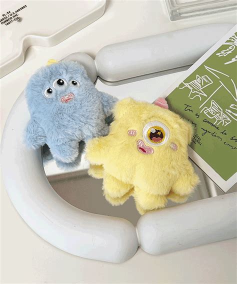 H 묶음구매할인 치명적인 미소 몬스터 키링 파우치 가방 친구 우정 선물 에이블리