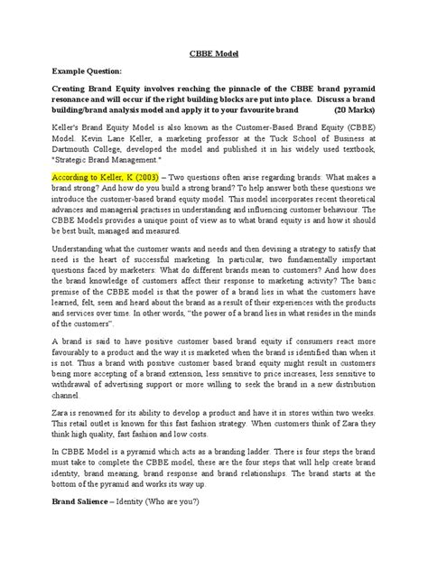 Cbbe Model Zara Download Free Pdf Brand Retail