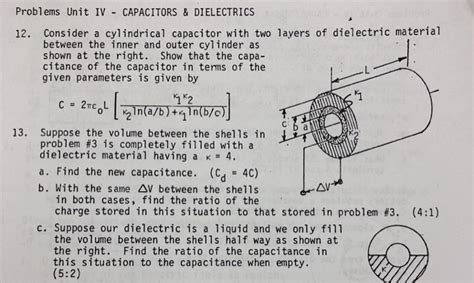 Solved Problems Unit Iv Capacitorsanddielectrics 12 Consider