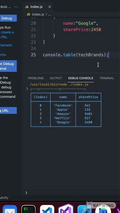 javascript console log tips and tricks youtube