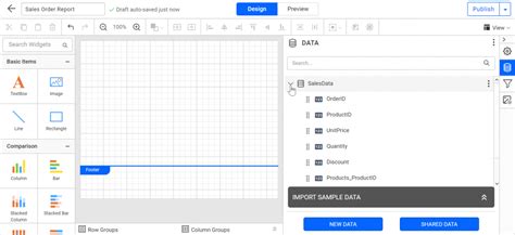 Bold Reports Designer A Brief Guide To The Query Builder