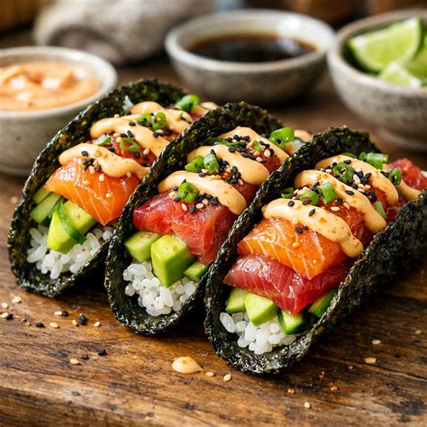 Sushi Tacos Recipe Itsonly Recipes
