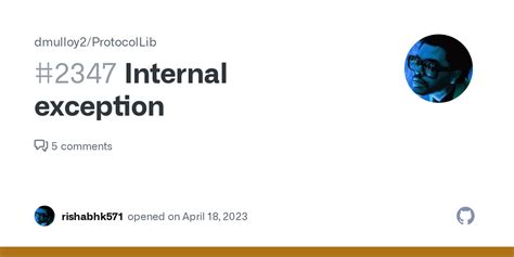 Internal Exception · Issue 2347 · Dmulloy2protocollib · Github