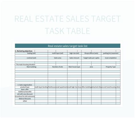 Free Sales Target Templates For Google Sheets And Microsoft Excel
