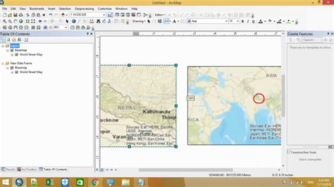 How To Add Locator Map In Arcmap Youtube