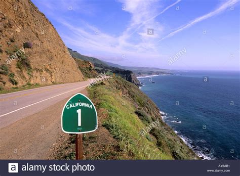 Pacific Coast Highway 1 California Map