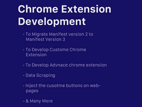 Custom Chrome Extension With The Robust Code Base Upwork