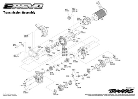 E Revo Brushless Parts A Comprehensive Diagram