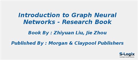 Best Books In Introduction To Graph Neural Networks S Logix