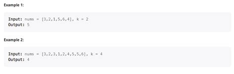 Leetcode 215 Kth Largest Element In An Array
