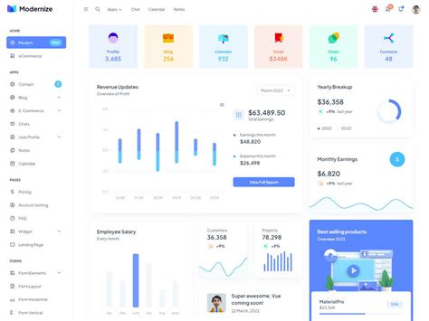 modernize vuetify 3 vue 3 admin dashboard