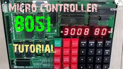 8051 Microcontroller Trainer Kit Program Steps To Execute Youtube