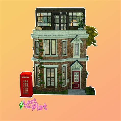 Lost The Plotcute Uk Styled Apartment Building60s Stylesims4 Retro