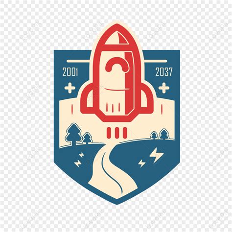 만화 일러스트 창조적 인 로켓 우주 스티커비행색깔 Png 일러스트 무료 다운로드 Lovepik