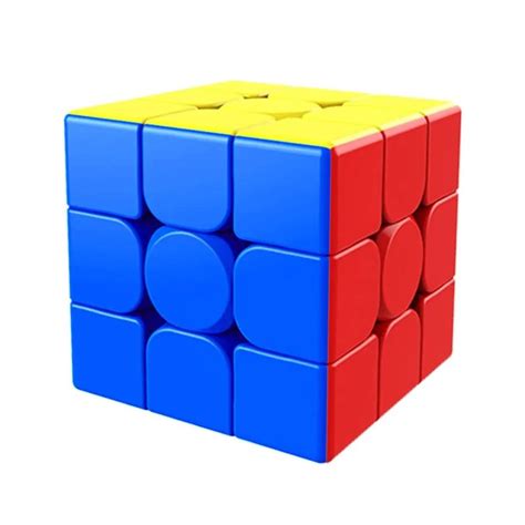 Multicolor Cubes 3x3 High Speed Sticker Less Magic Puzzle Cube Game Toy