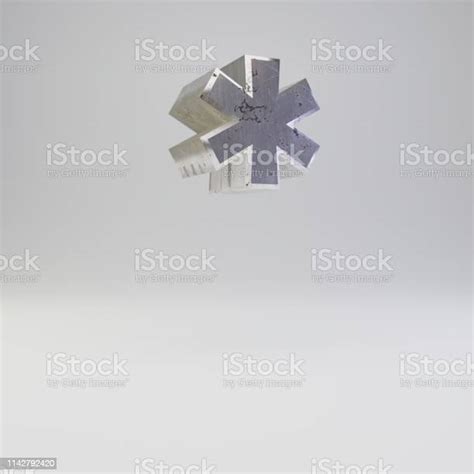 금속 각주 기호입니다 3d 렌더 긁힌 녹슨 금속 글꼴 흰색 배경에 고립 0명에 대한 스톡 사진 및 기타 이미지 0명 3차원 형태 그림자 Istock