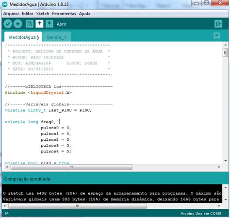 Ambiente De Desenvolvimento Integrado Ide Do Software Da Placa