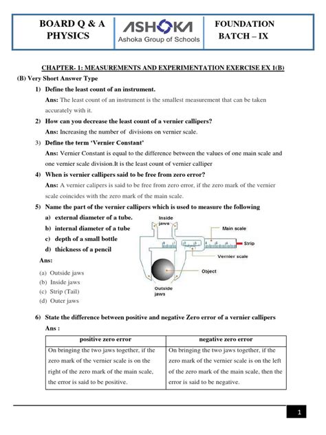 measurements and experimentation exercise ex 1 b pdf