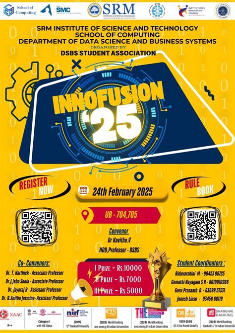 Innofusion25 Hackathon Techinnovation Srmist Dsbs