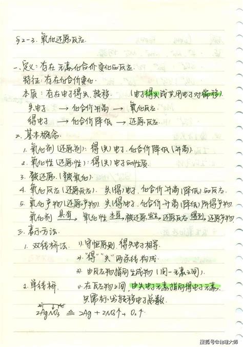 高考化学：学霸手写复习笔记，先收藏再说！ 都更新