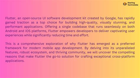 Why Should You Choose Flutter App Development Pdf